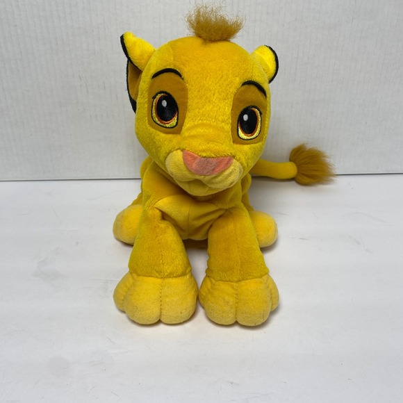 Disney | Toys | Vintage Disney Lion King Simba Plush Yellow Stuffed ...